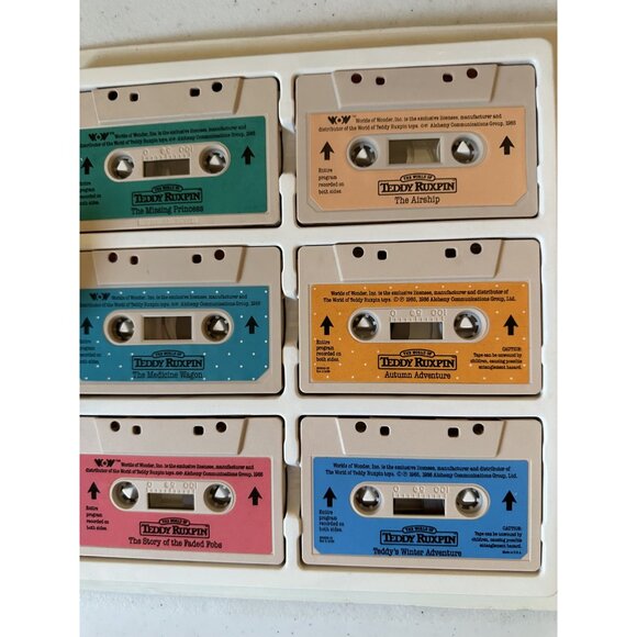 Worlds of Wonder | Toys | Teddy Ruxpin Works Original Box Map Book Tape ...